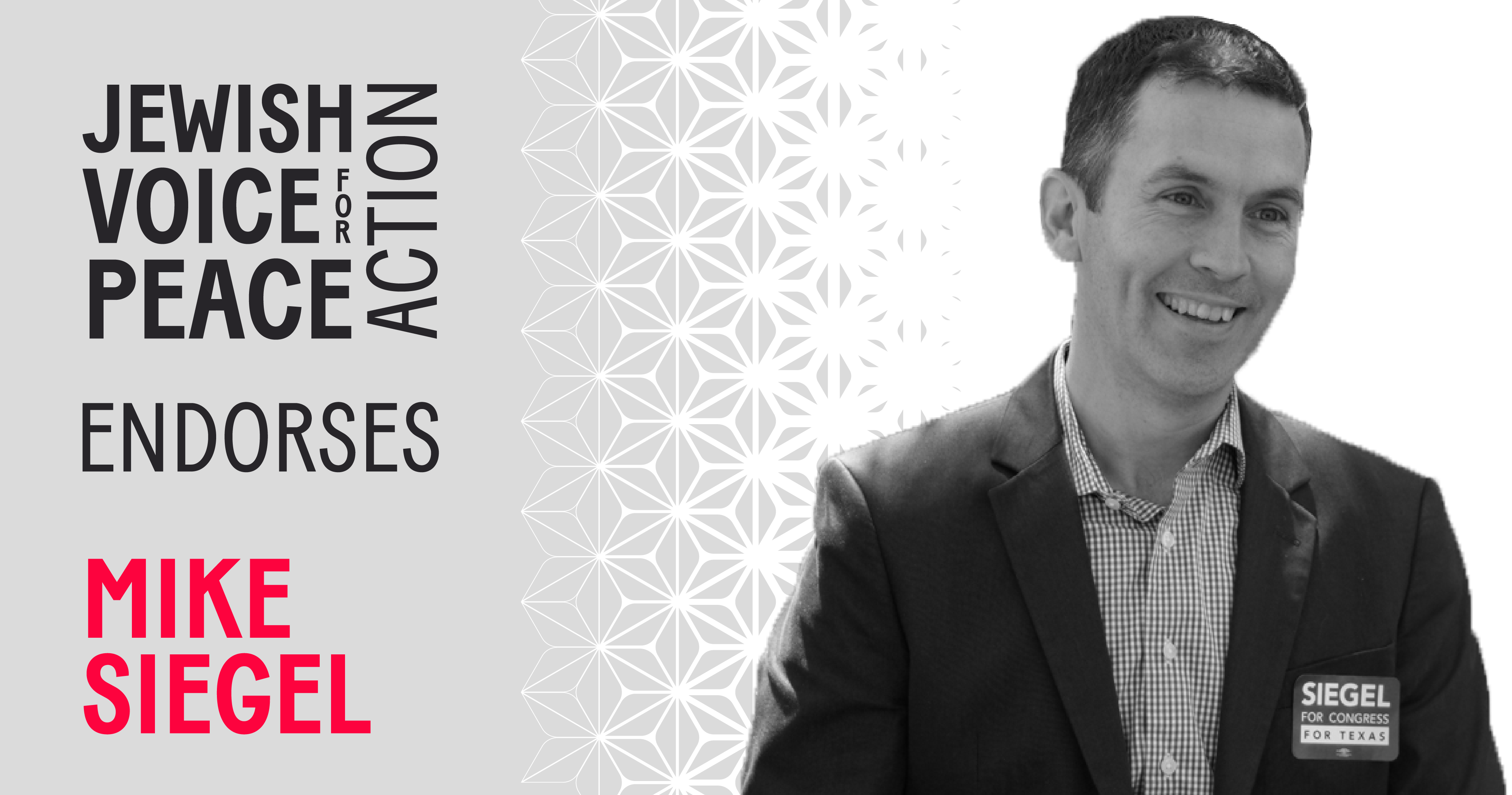 JVPA endorses Siegel for Congress